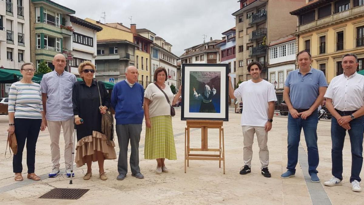 Rodríguez Simón presenta en Villaviciosa su obra para el cartel de las ...