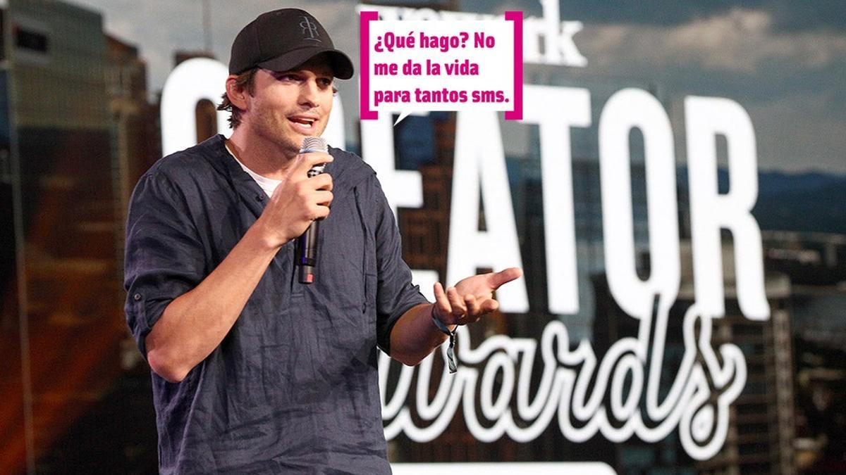 Ashton Kutcher la lía parda publicando su número de teléfono - Cuore