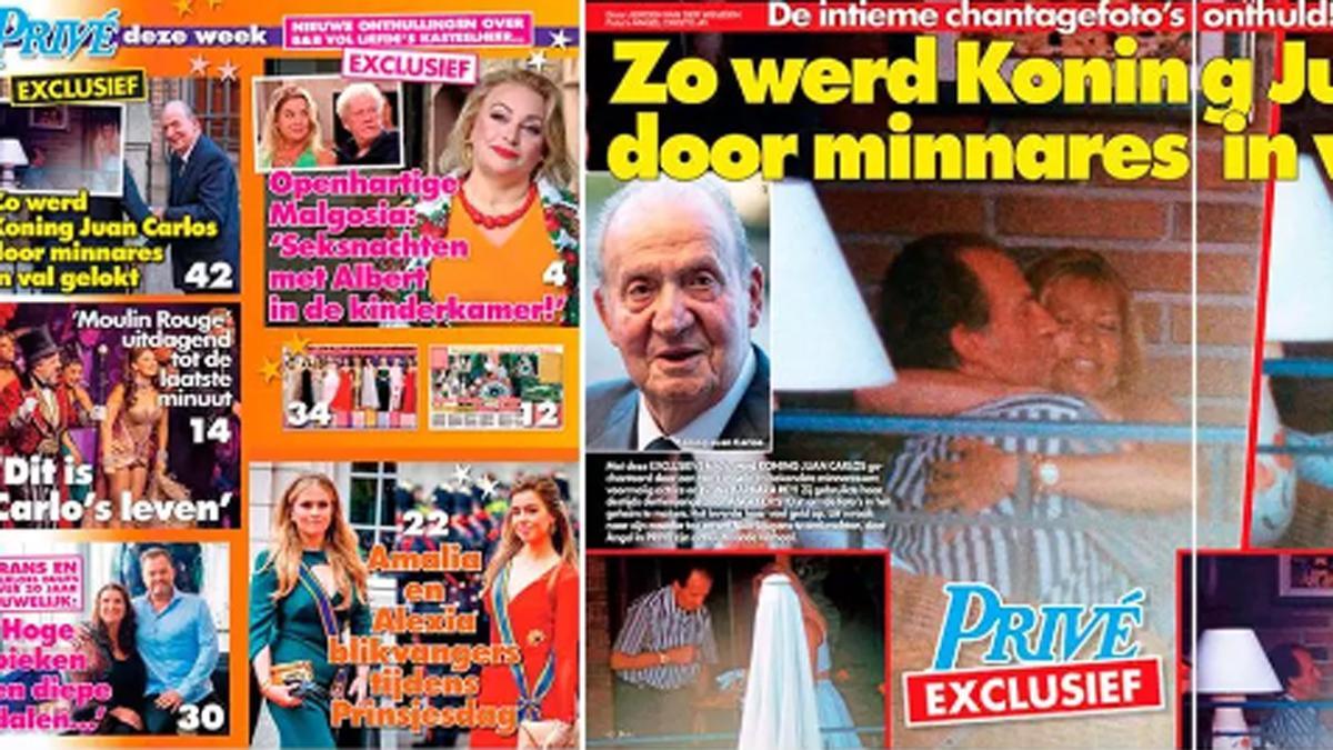 ¡Boom! Salen a la luz fotos de Bárbara Rey besándose con el rey emérito ...