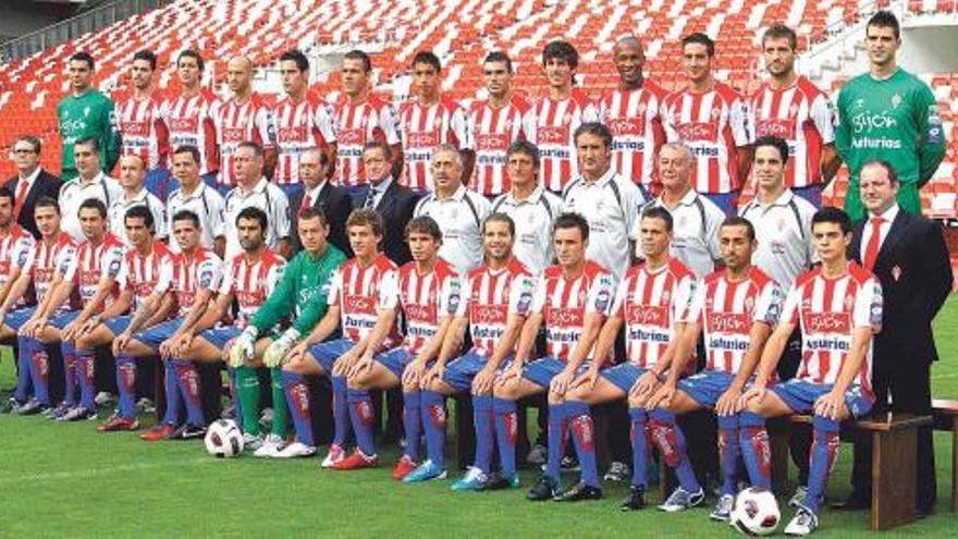 Foto oficial del Sporting de Gijón