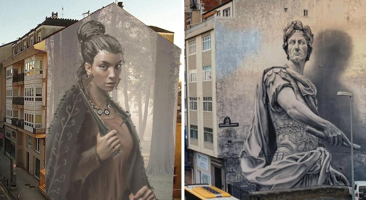 MURALES: Una guerrera castrexa plantará cara a Julio César