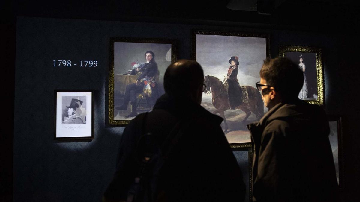 Presentación de la exposición inmersiva universo Goya en el Centre d ...