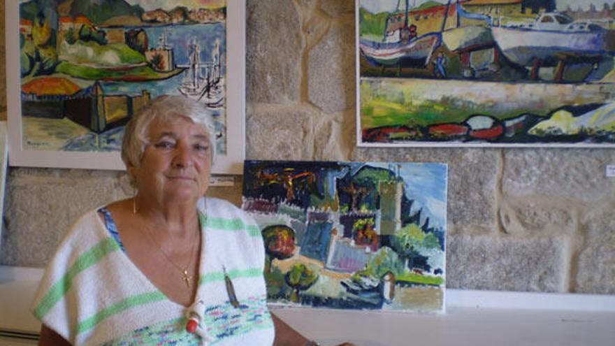 La pasión por Baiona plasmada en óleo
