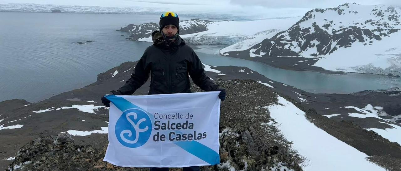 Un salcedense bajo cero para estudiar el deshielo