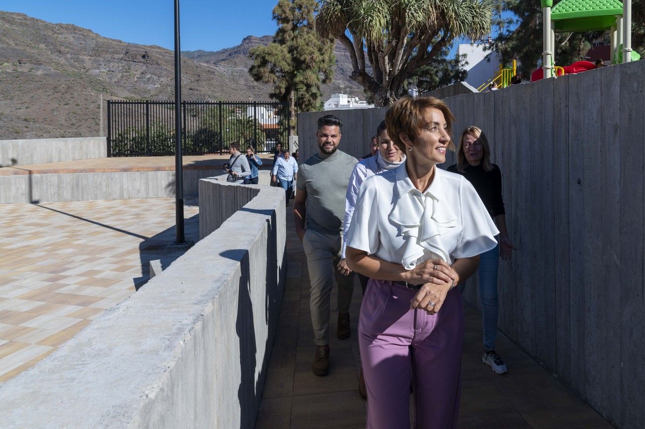 FOTOS: El Parque Nicolás Quesada abre tras una reforma integral en Mogán