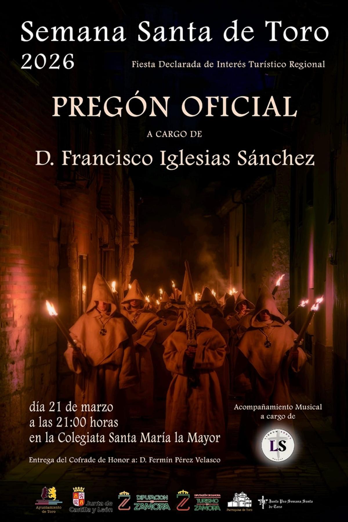 Francisco Iglesias, pregonero de la Semana Santa de Toro: "Lo que voy a ...