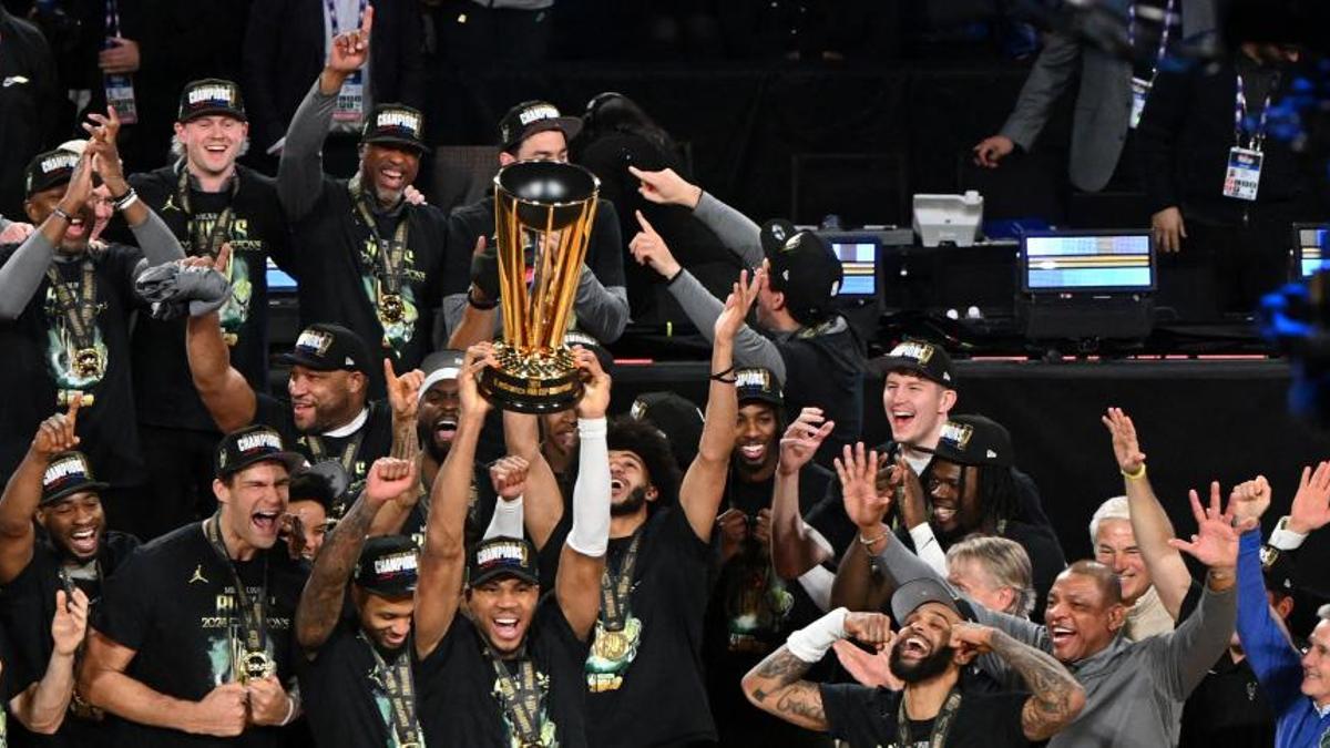 Los Bucks de Antetokounmpo campeones de la Copa NBA