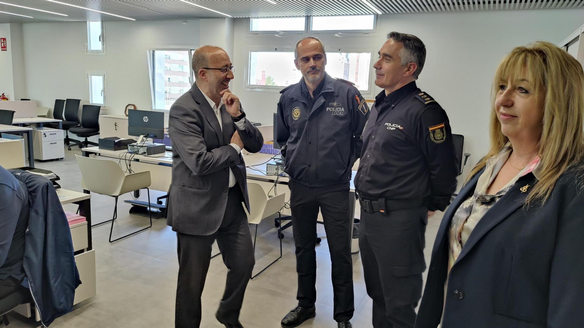 Así luce el nuevo retén de la Policía Local de Alzira