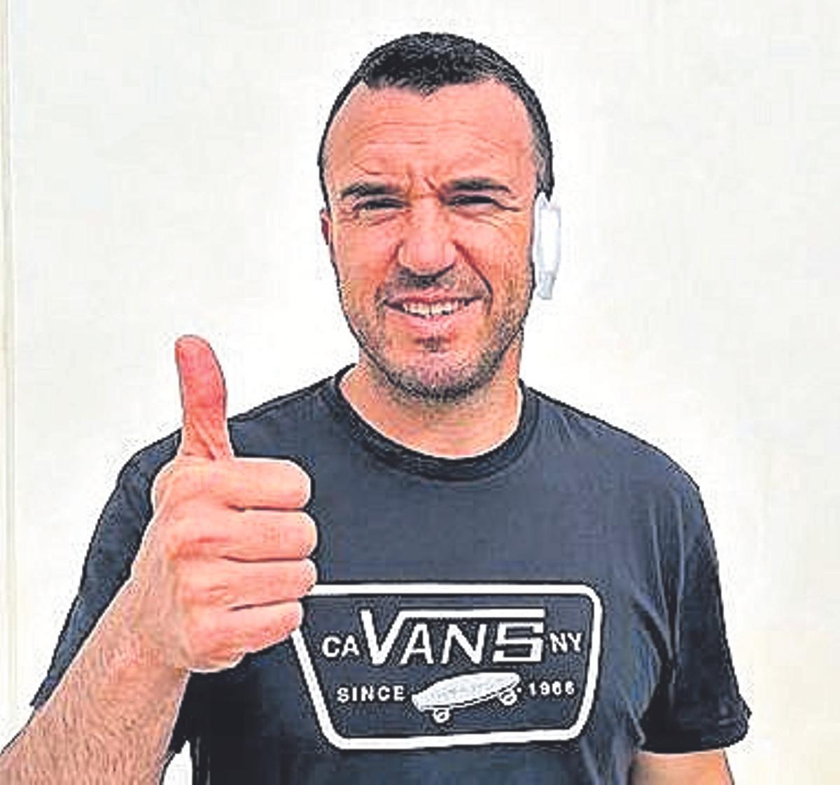 Vicent Mompó, convaleciente de una operación