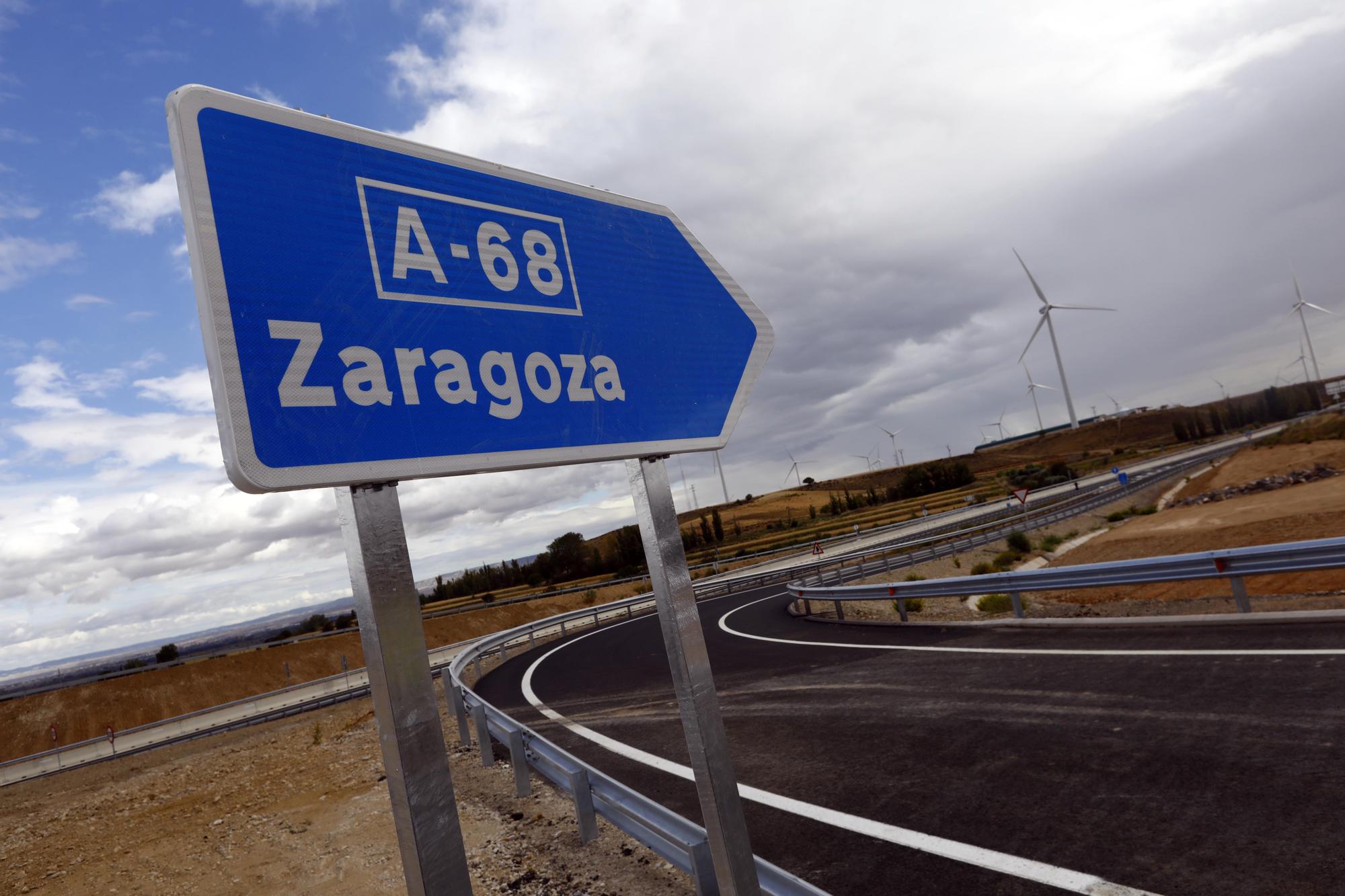 El tramo inaugurado en la A-68 pone fin a la vía más mortífera del eje ...