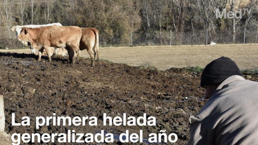 La primera helada generalizada en el interior del invierno deja -9,5º ...