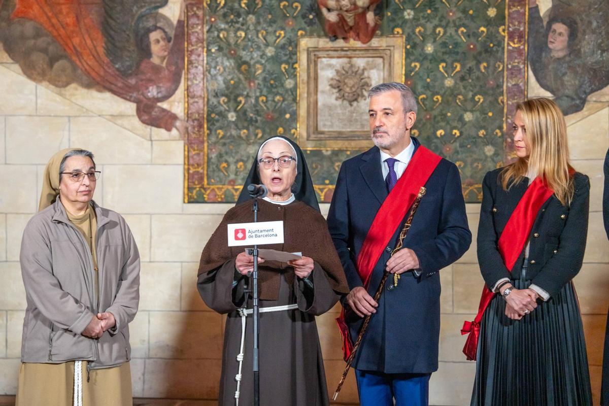 Las monjas clarisas se despiden del monasterio de Pedralbes de Barcelona