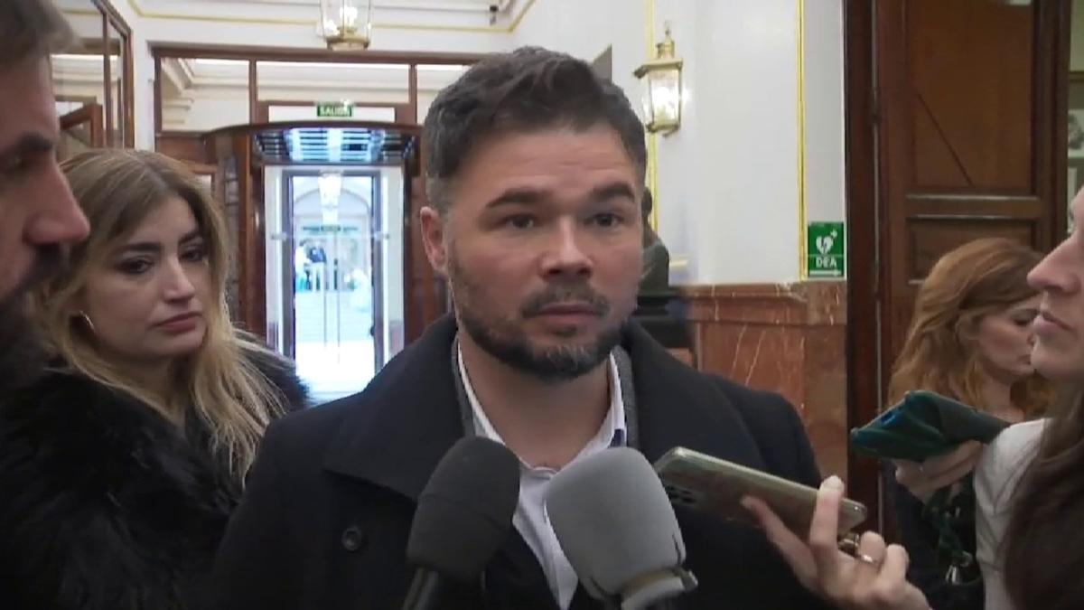 Rufián señala al Real Madrid tras la polémica arbitral del Barça