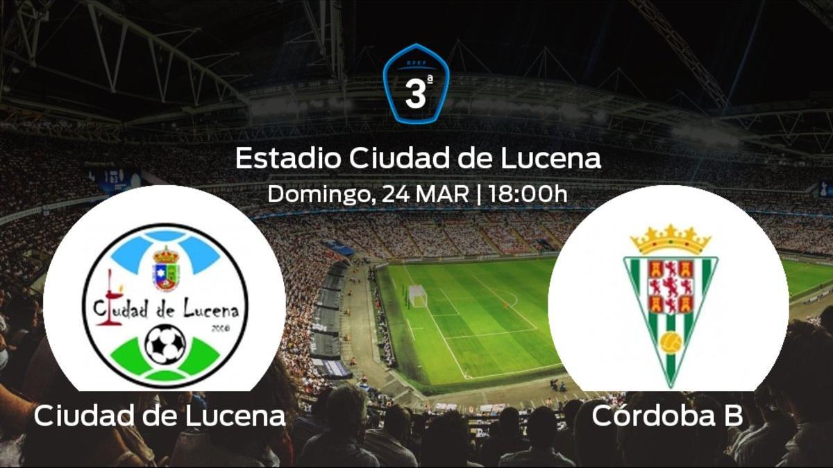 Previa del partido Ciudad de Lucena Córdoba B