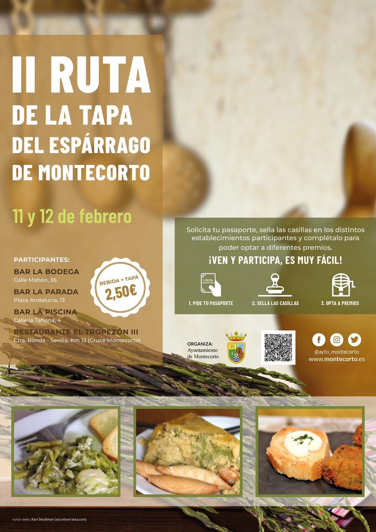 Montecorto celebra la Ruta de la Tapa del Espárrago