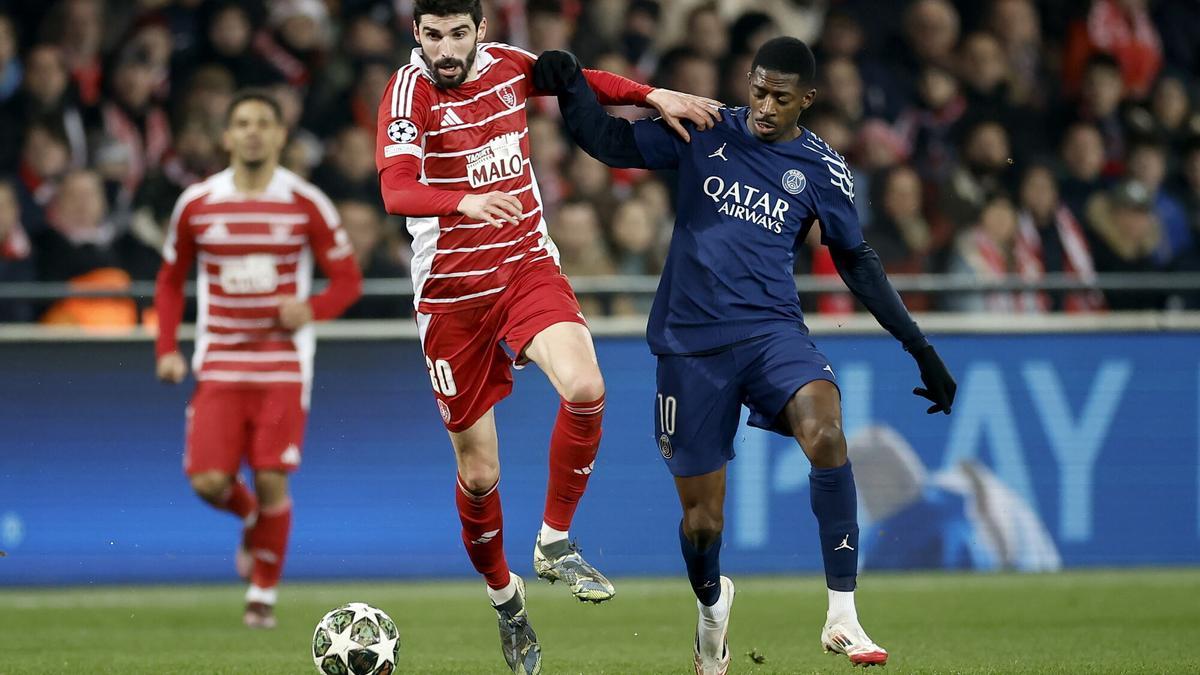 Brest - PSG, partido de ida del play-off de la Champions League, en ...