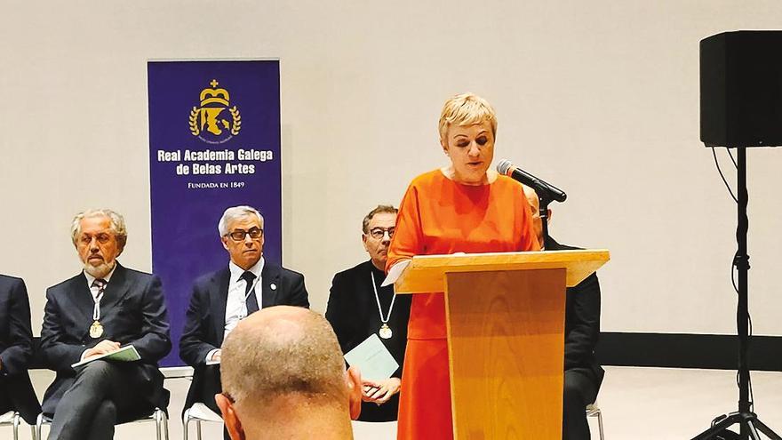 O proceso creativo de Mónica Alonso ingresa na Academia de Belas Artes