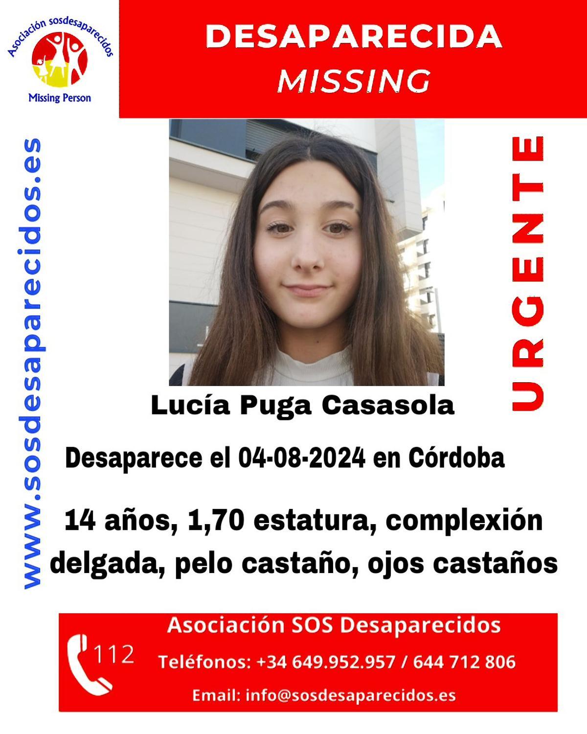 DESPARECIDOS CÓRDOBA | Buscan a una menor de 14 años desaparecida en ...