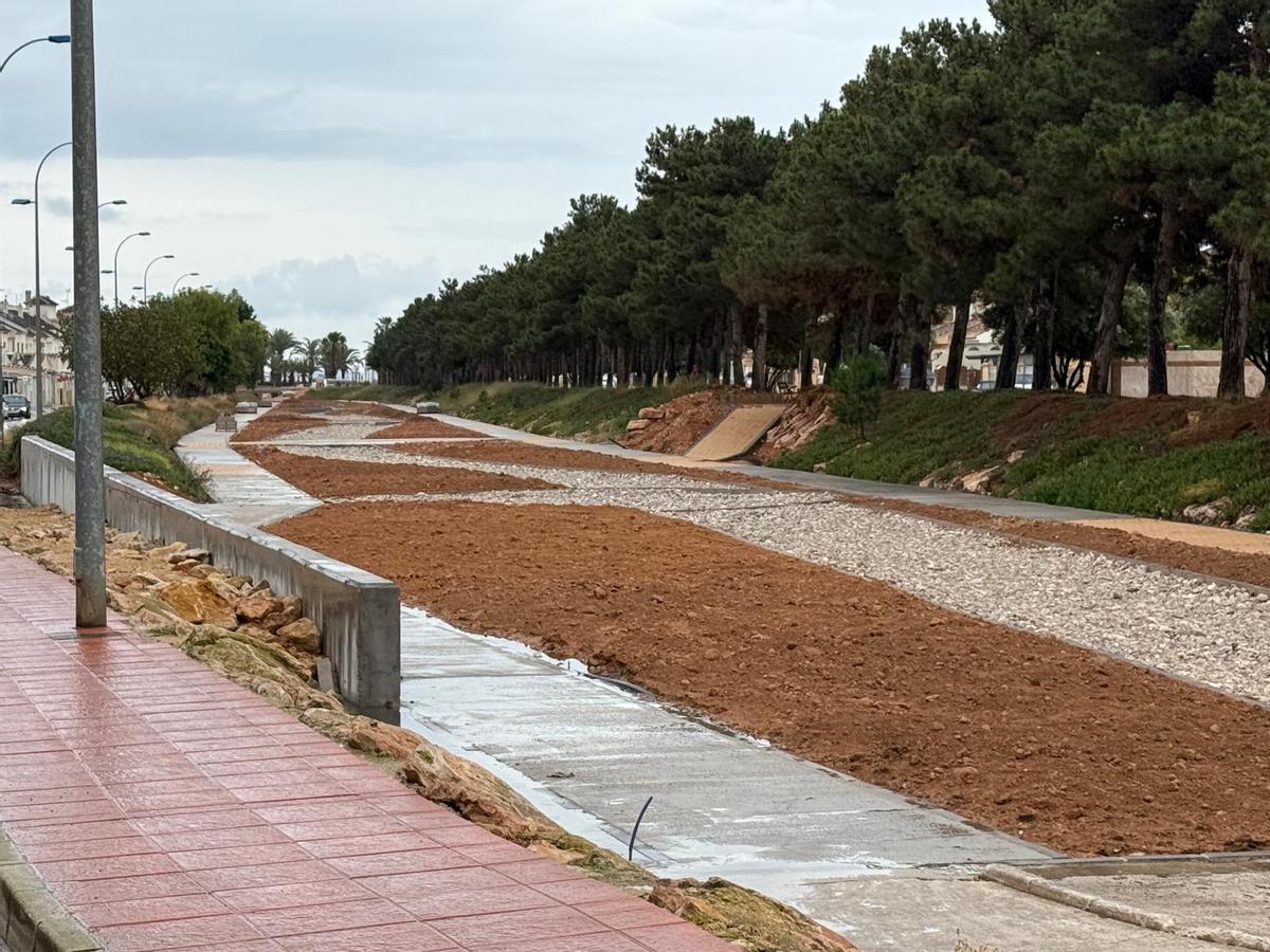 La Vereda del Vinco se convierte en un camino inundable