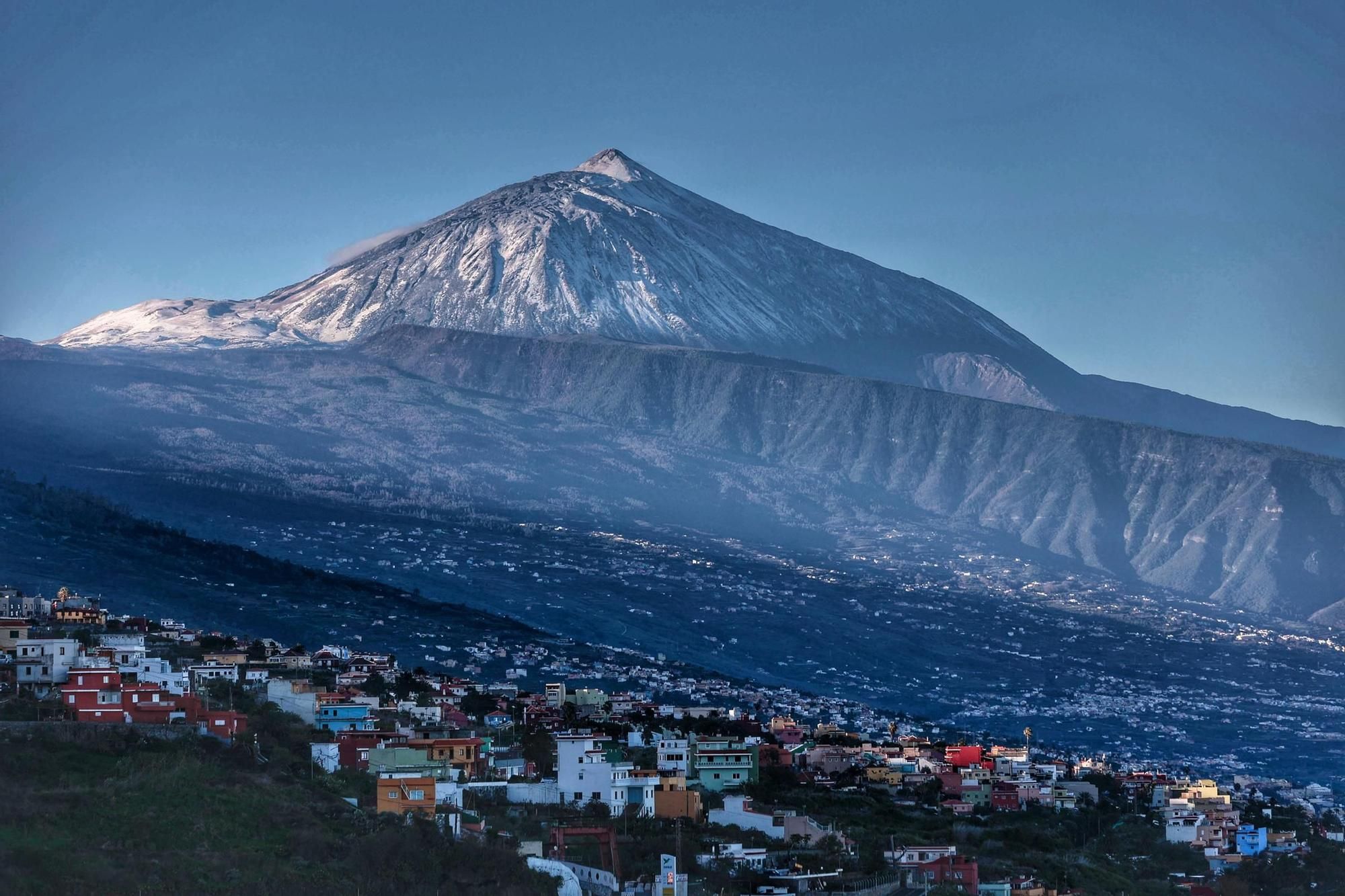 FOTOS: Nieve en el Teide por Navidad