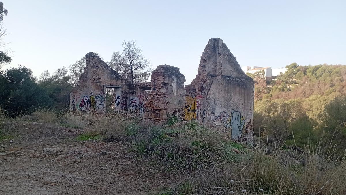 Riesgo I La casa en ruinas del Monte Victoria, esta semana.