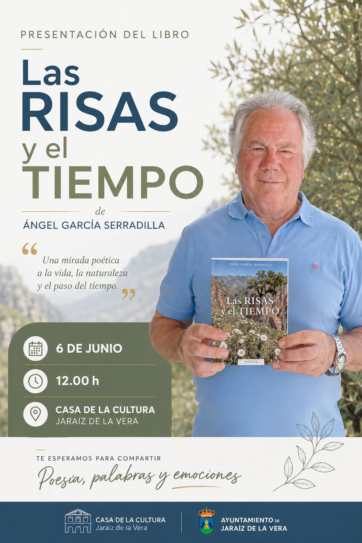 Ángel García Serradilla presenta su poemario 'Las risas y el tiempo' en ...