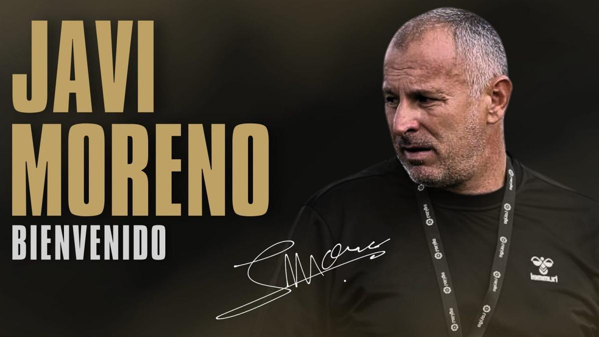 El Intercity oficializa el fichaje de Javi Moreno para su banquillo