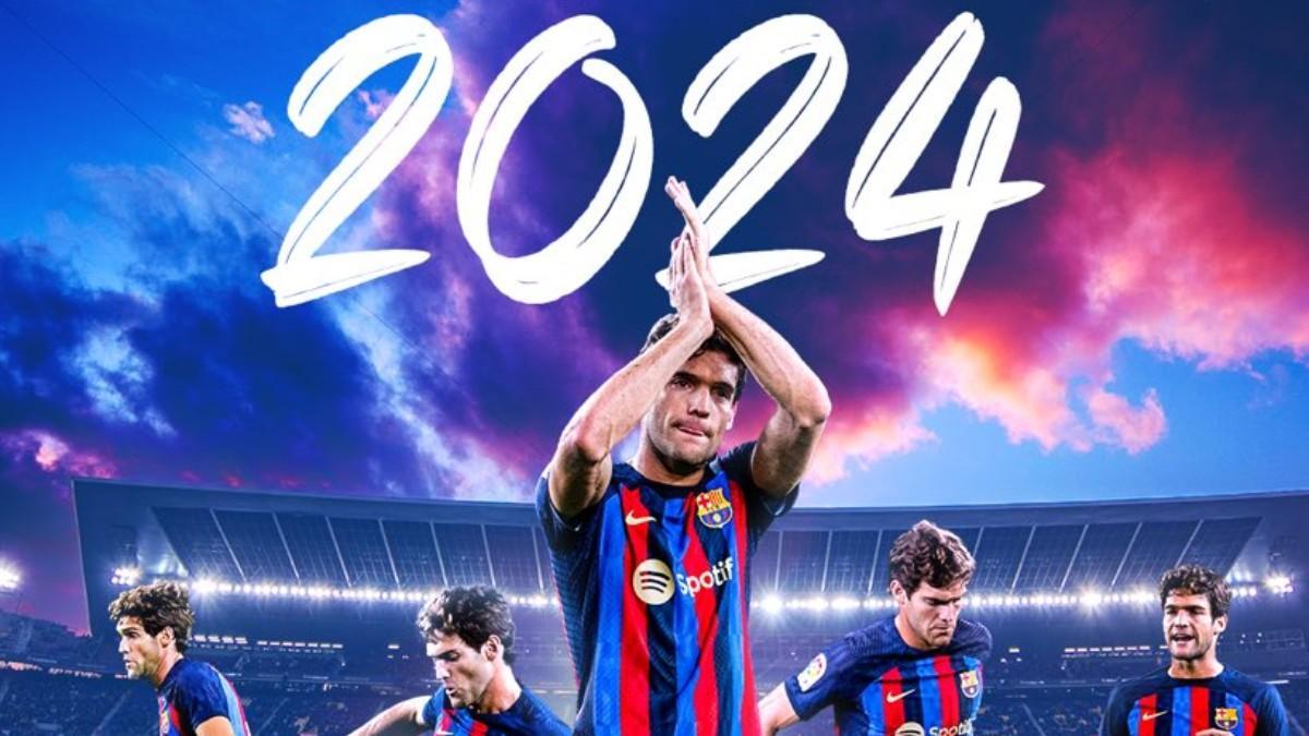 FC Barcelona | El mensaje de Marcos Alonso tras renovar con el Barça
