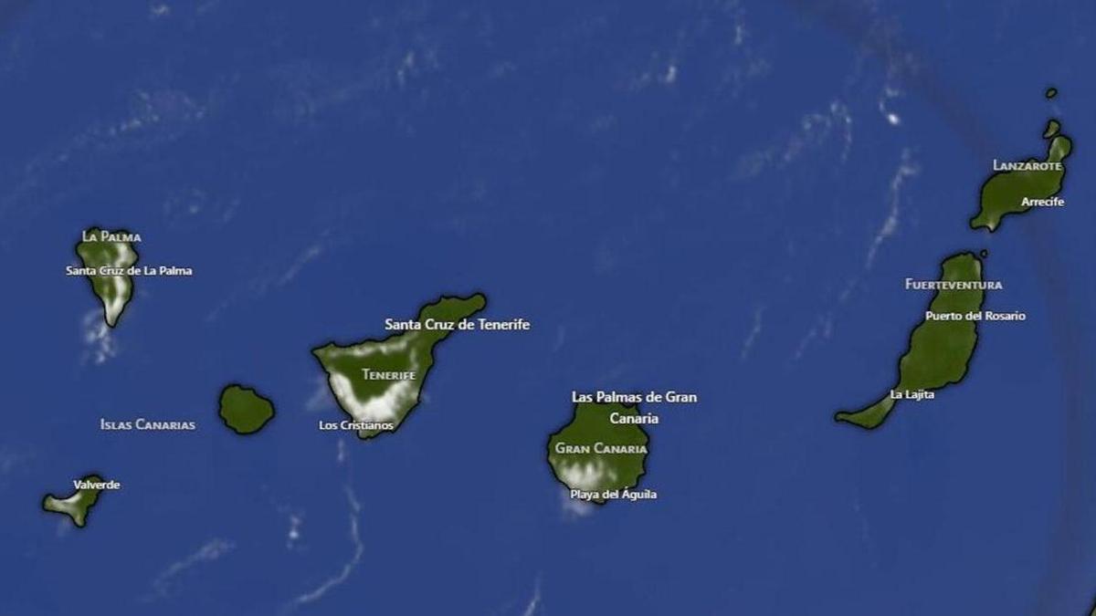 Canarias espera este jueves cielos poco nubosos y alguna lluvia débil