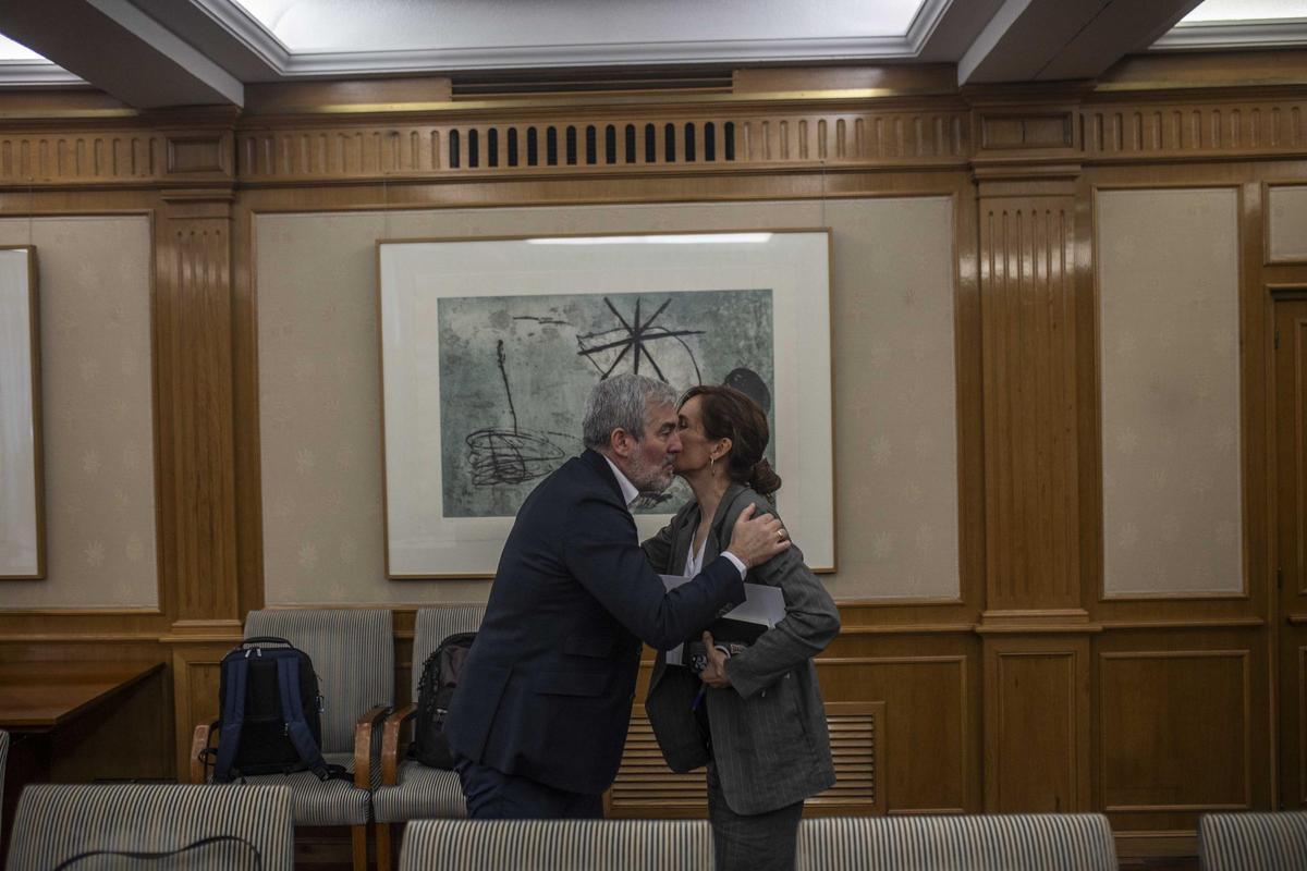 Gobierno de España con presidente Canarias, Fernando Clavijo