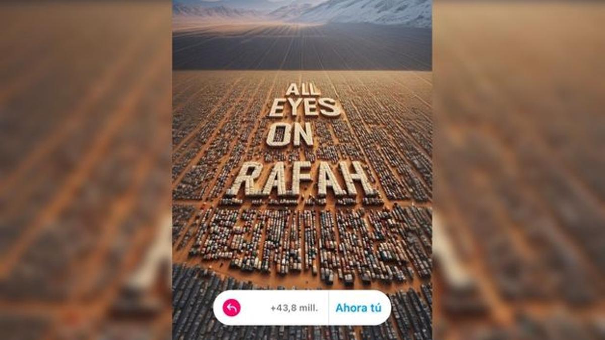 GUERRA DE GAZA | "All eyes on Rafah" la plantilla viral que comparten ...