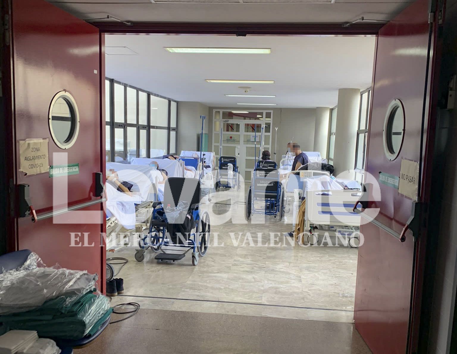 El Hospital de la Ribera, colapsado por la tercera ola de coronavirus