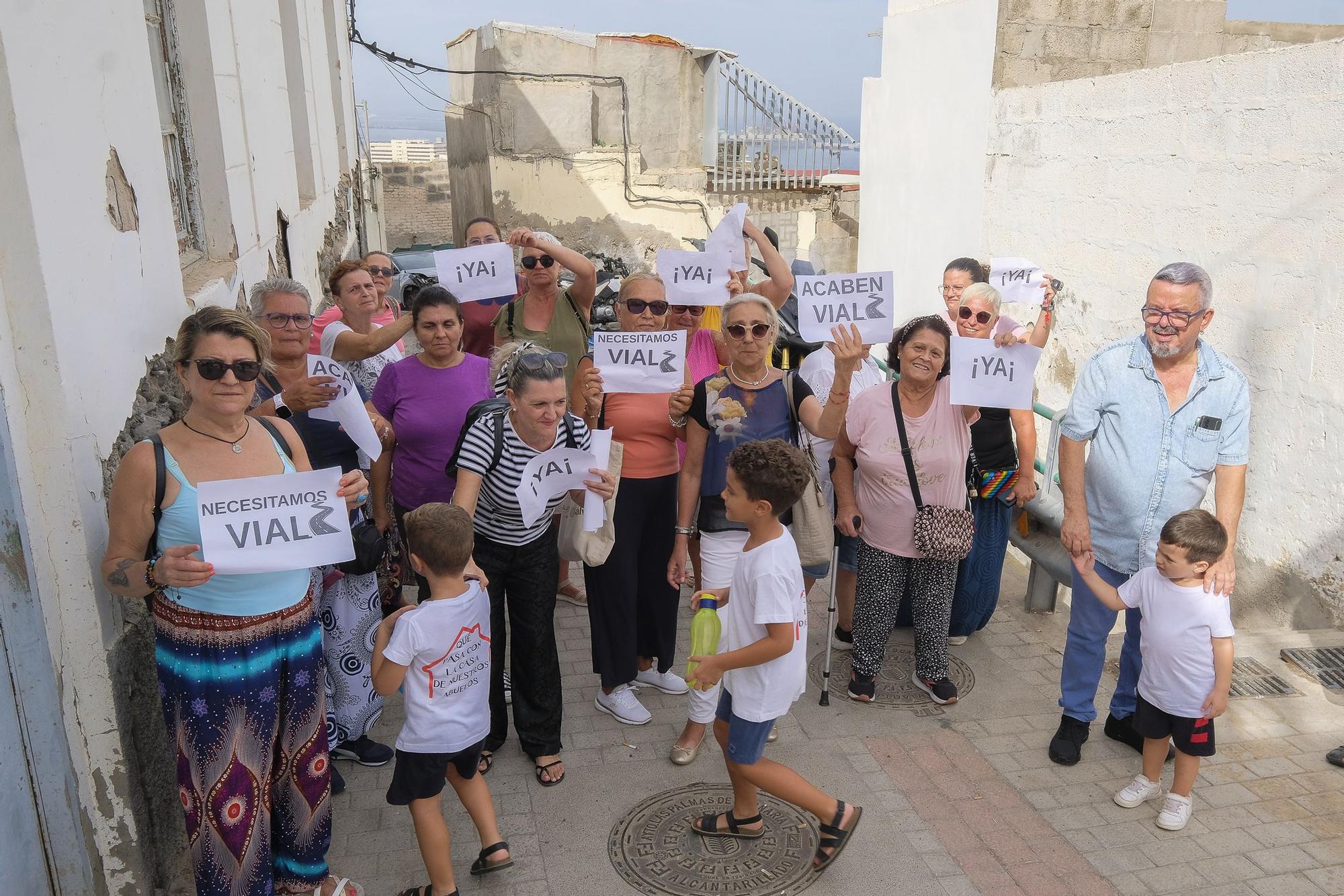 FOTOS: Familia expropiada en el Risco de San Nicolás