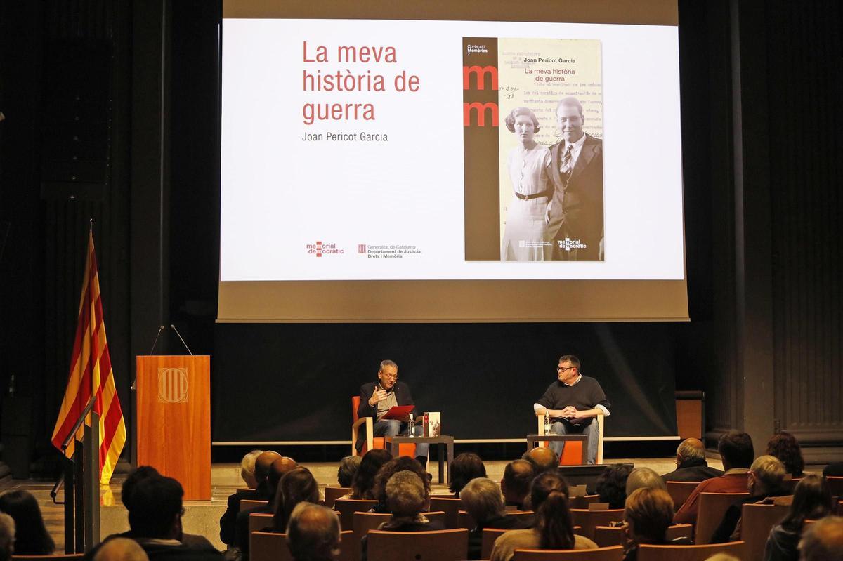 Presenten «La meva història de la guerra» de Pericot - Diari de Girona