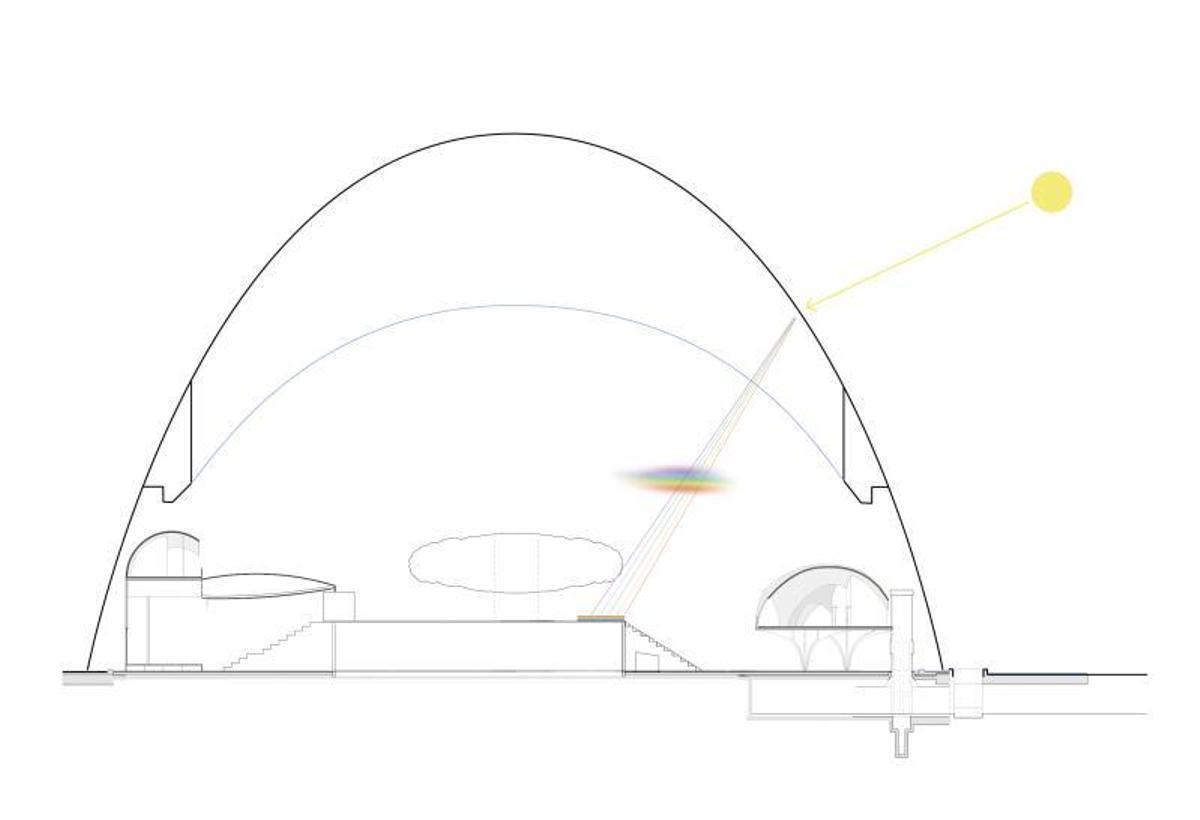 Un "Arc del Cel" y un "Palafit" para un Ágora de ciencia ficción