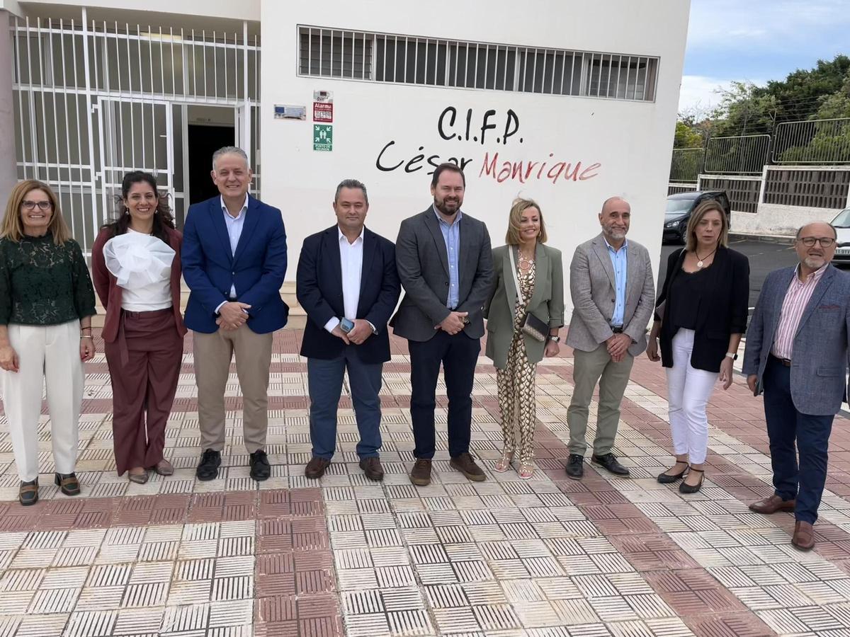 Encuentro de Industria y Femete con alumnado del CIFP César Manrique