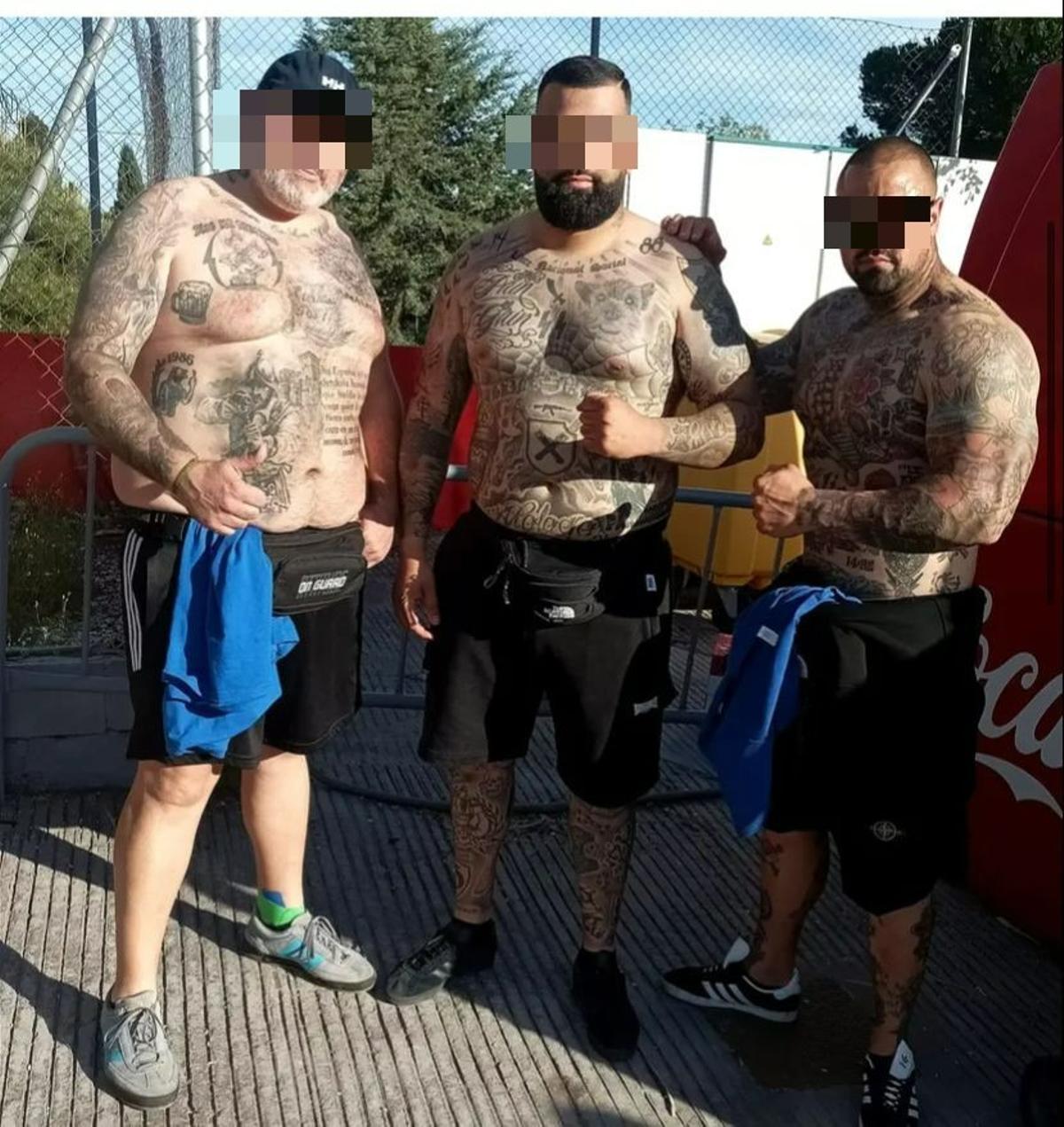 LOS JEFES DEL FRENTE BOKERÓN | Kike, Juan el Gordo y Argibay, los ...