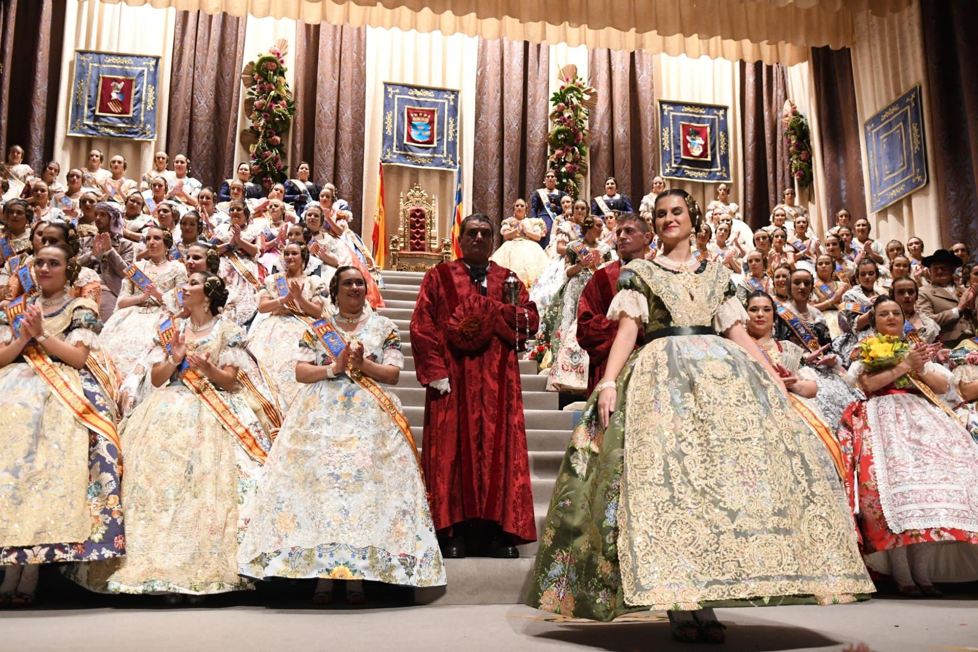 La exaltación de la reina fallera mayor de Burriana del 2023, en ...