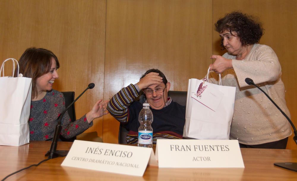 Fran Fuentes, actor de Campeones, en la UA