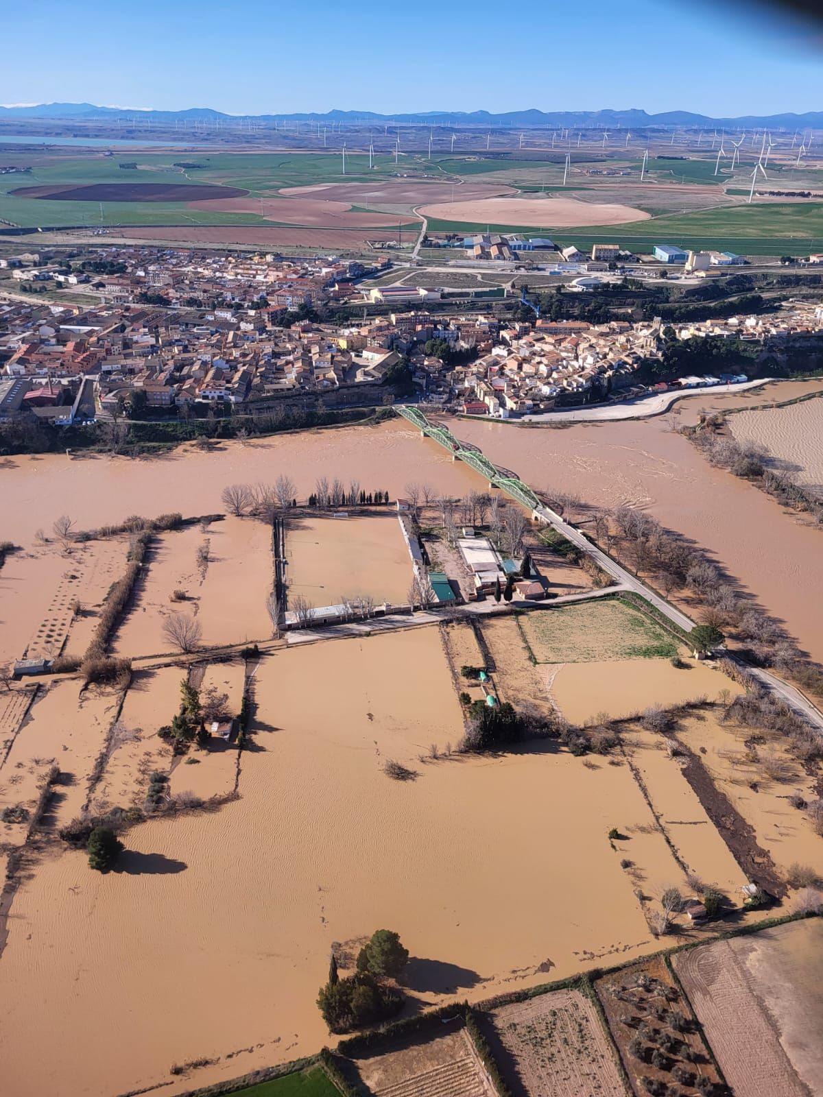 En imágenes | Así ha sido la crecida del Ebro a su paso por Aragón desde el aire - El Periódico ...