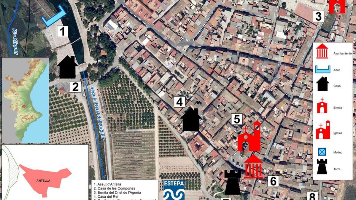 Antella: El azud del Júcar