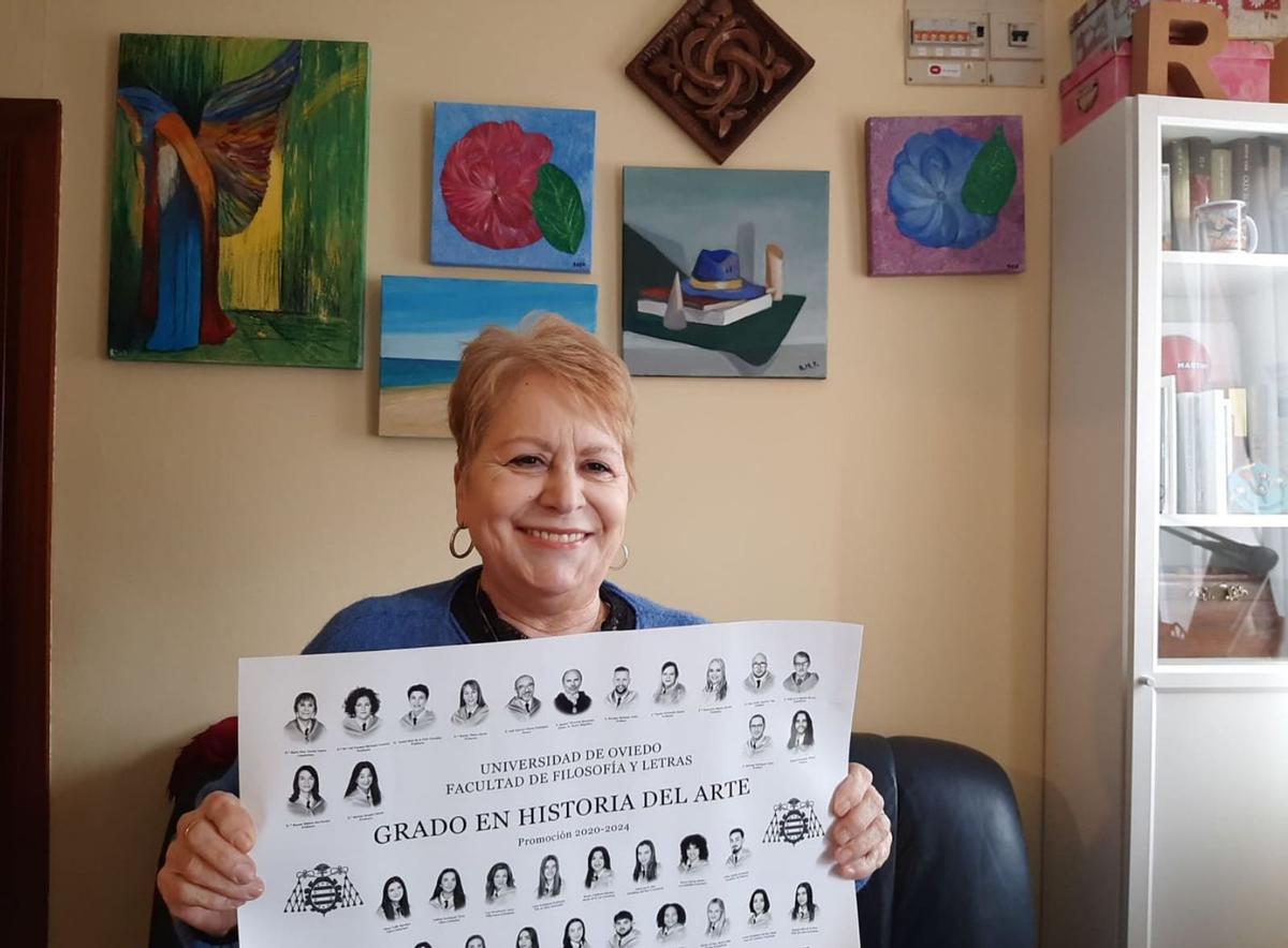 Rosa Muñiz estudió toda la historia del arte con 65 años: "Si quieres ...