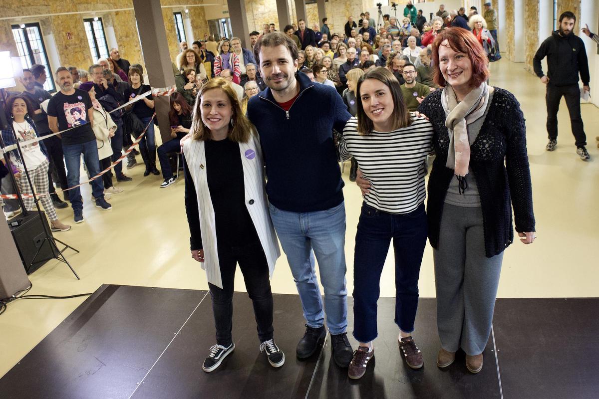 Irene Montero en Murcia: «La derecha manda aunque no gobierne»