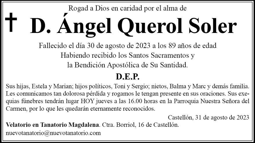 D. Ángel Querol Soler - El Periódico Mediterráneo