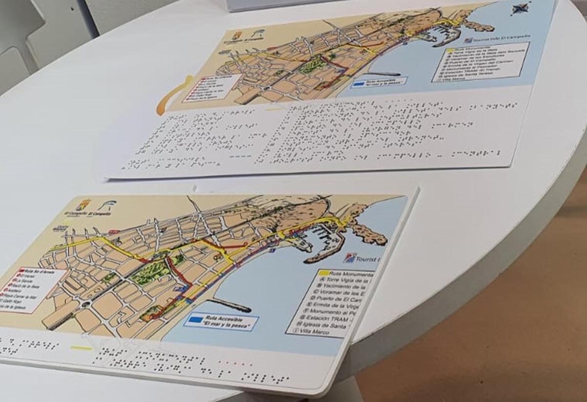 FITUR 2025 | El Campello presenta mapas turísticos inclusivos para ...