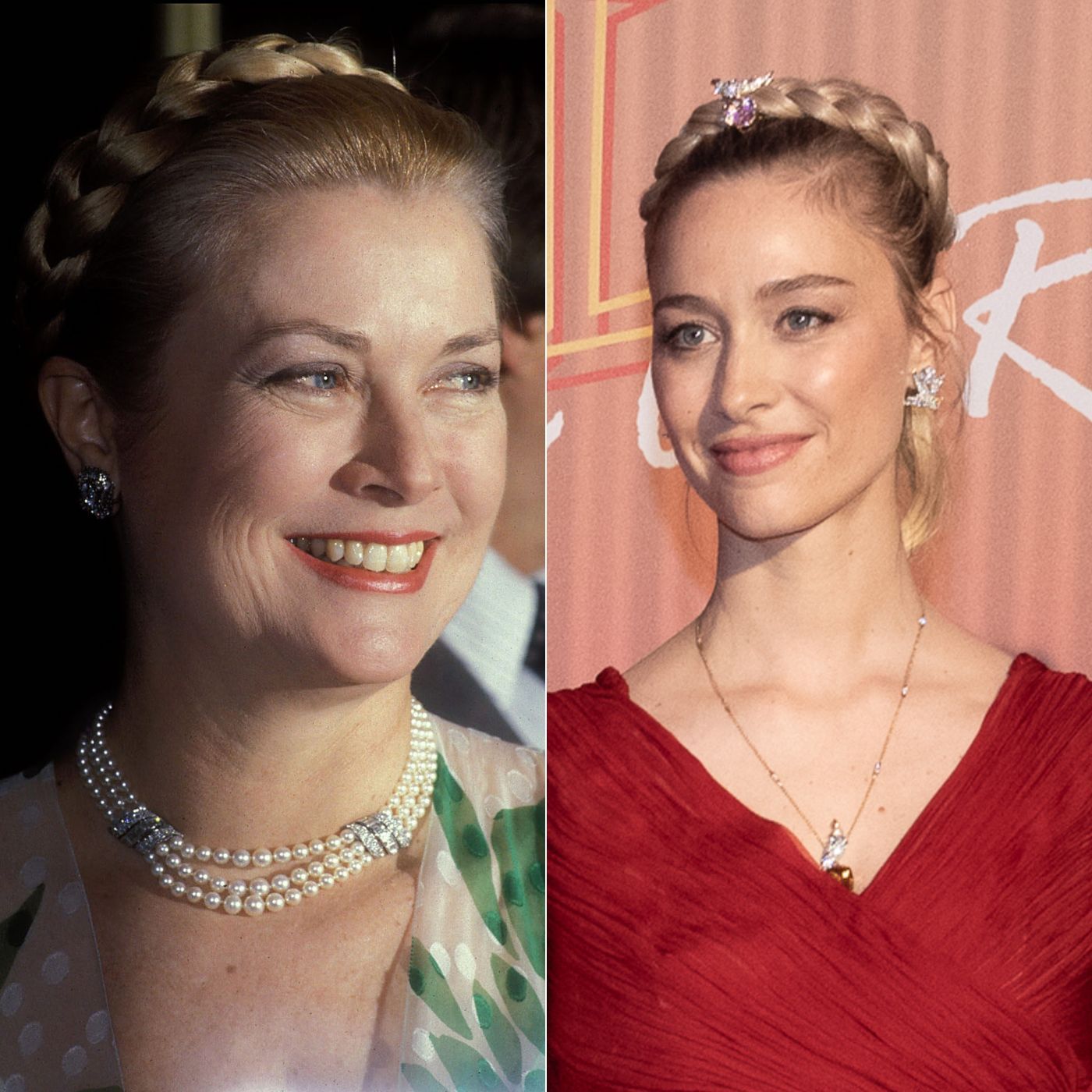 BEATRICE BORROMEO BAILE DE LA ROSA | El peinado con trenza de Beatrice ...