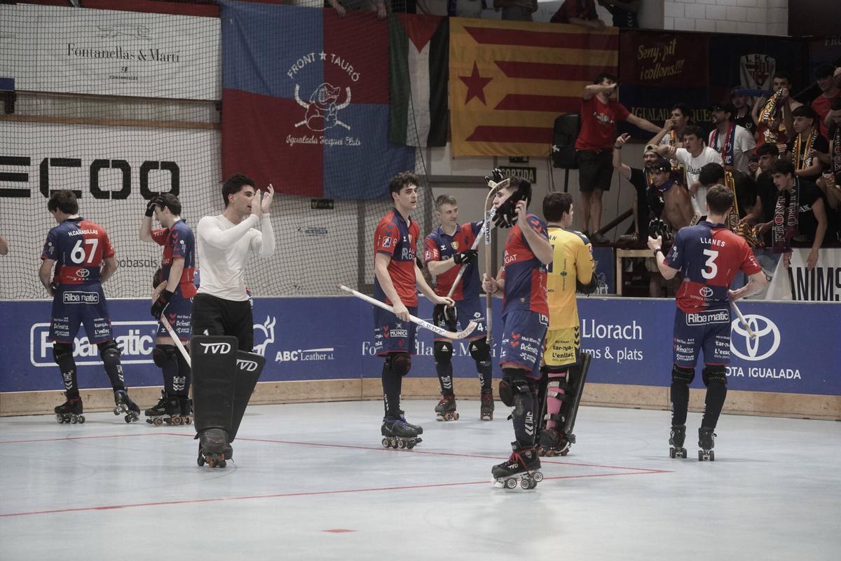 Imatges del quart partit Igualada Rigat - Barça