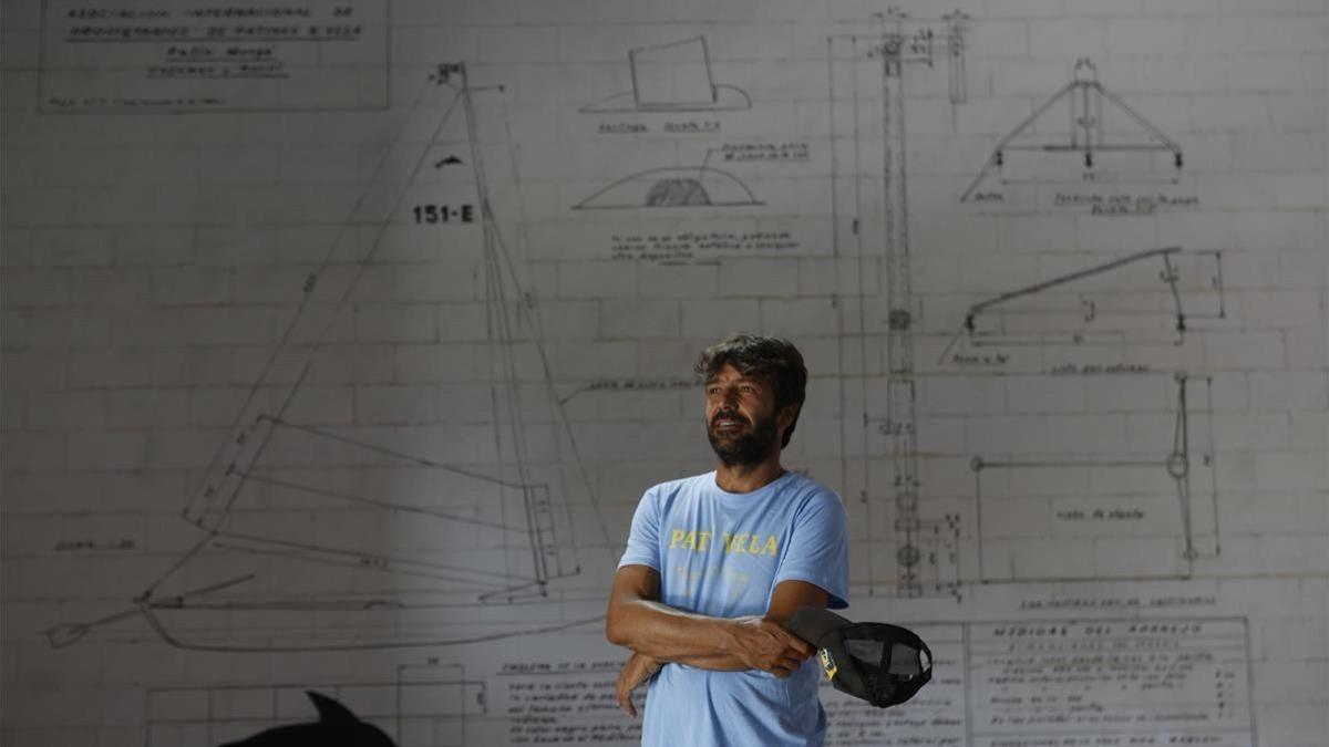 El hombre del patín catalán