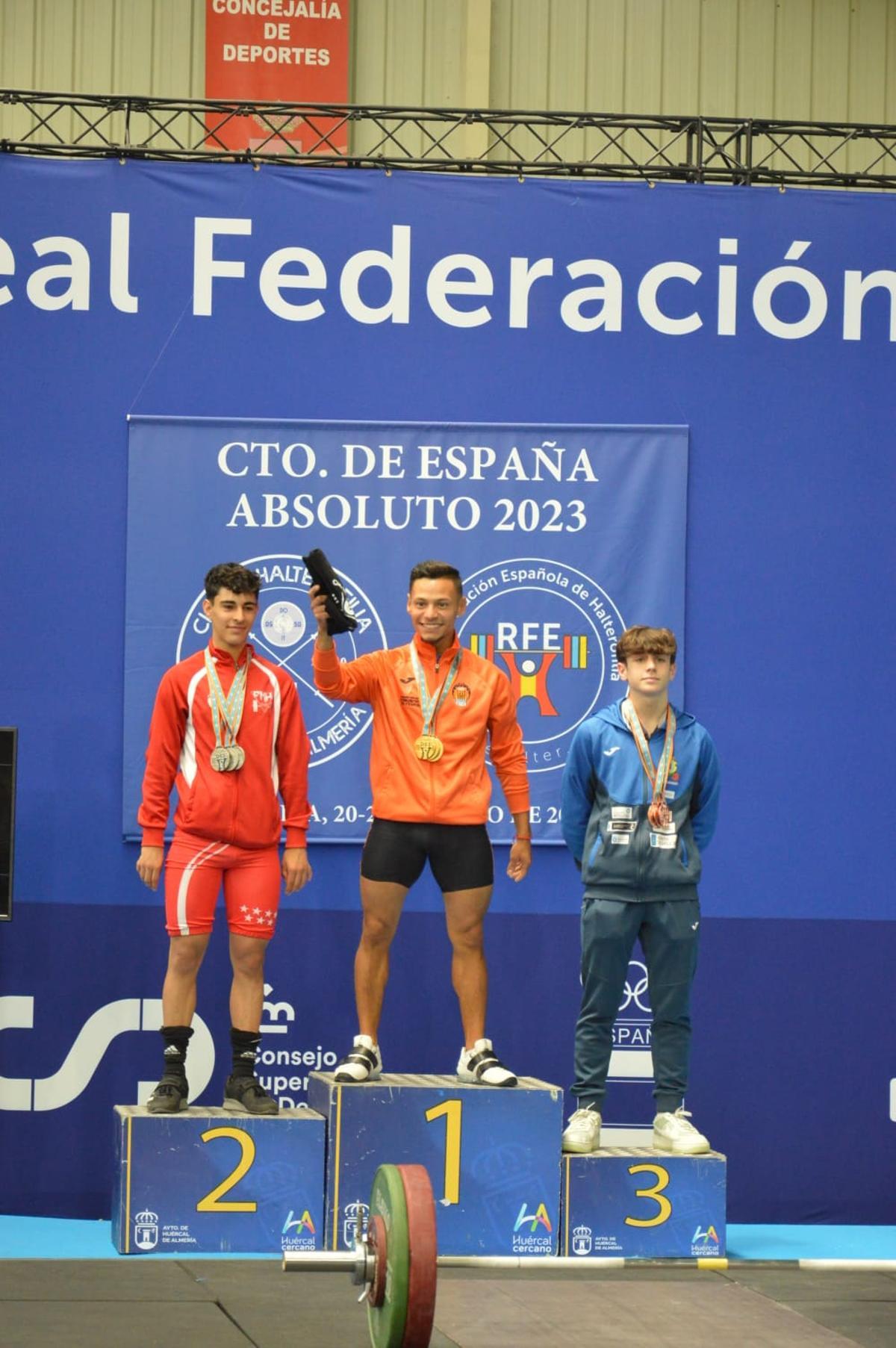 El AC Gandia gana 5 medallas en el Nacional absoluto