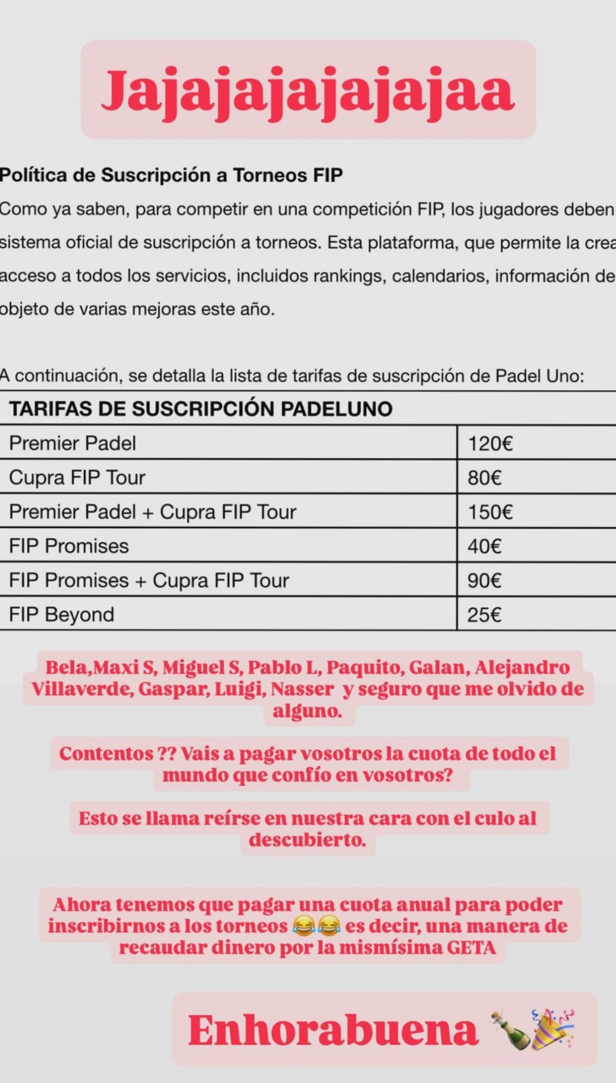 Las claves de la indignación de los jugadores de menos ranking con la FIP